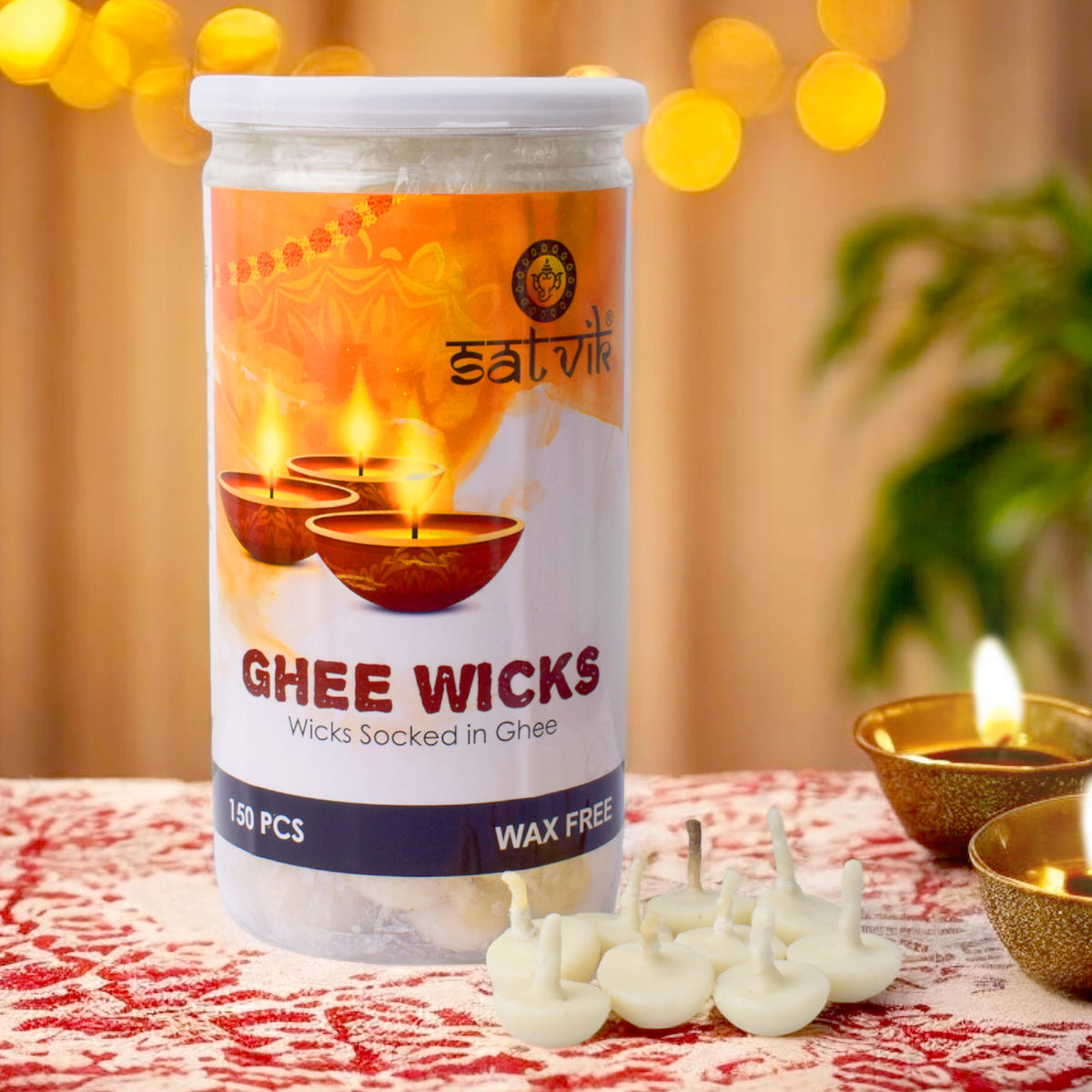 Buy Ghee Diya Wicks for Mandir & Home Pooja – Wholesale Supplier for ...