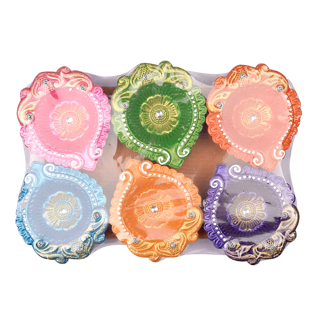 Buy Set of 6 Traditional Clay Diya - Buy Online at Wholesale Prices ...